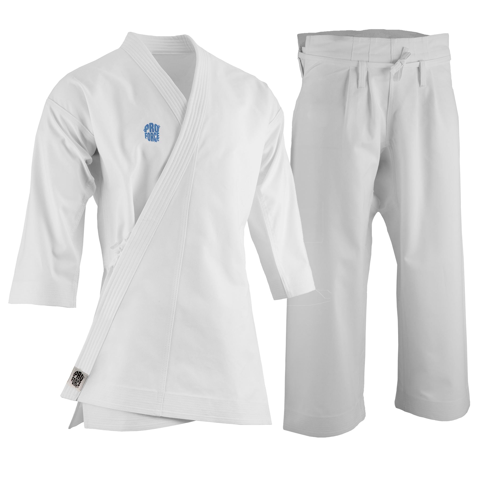 ProForce® 14oz. Plain Diamond Kata Gi (Traditional Drawstring) - 55/45 ...