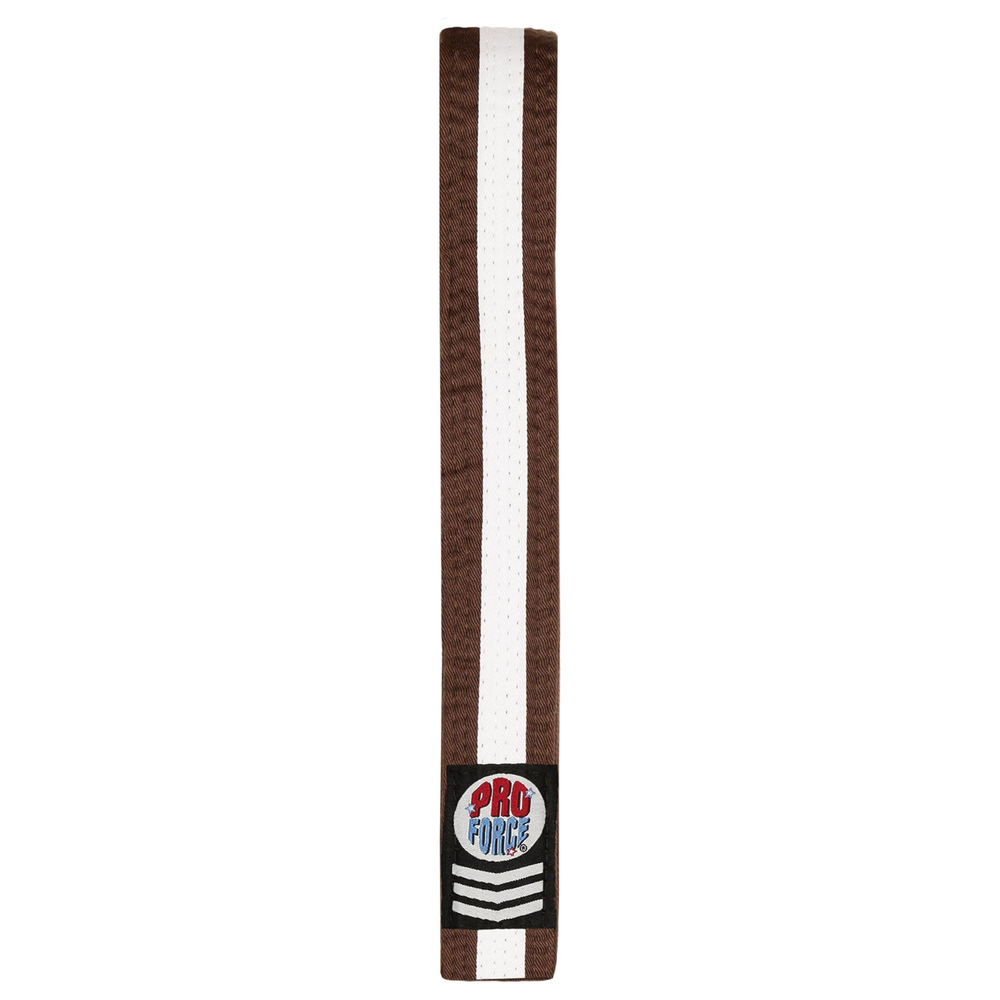 ProForce® 1.75" Double Wrap Thunder White Stripe Karate Belt