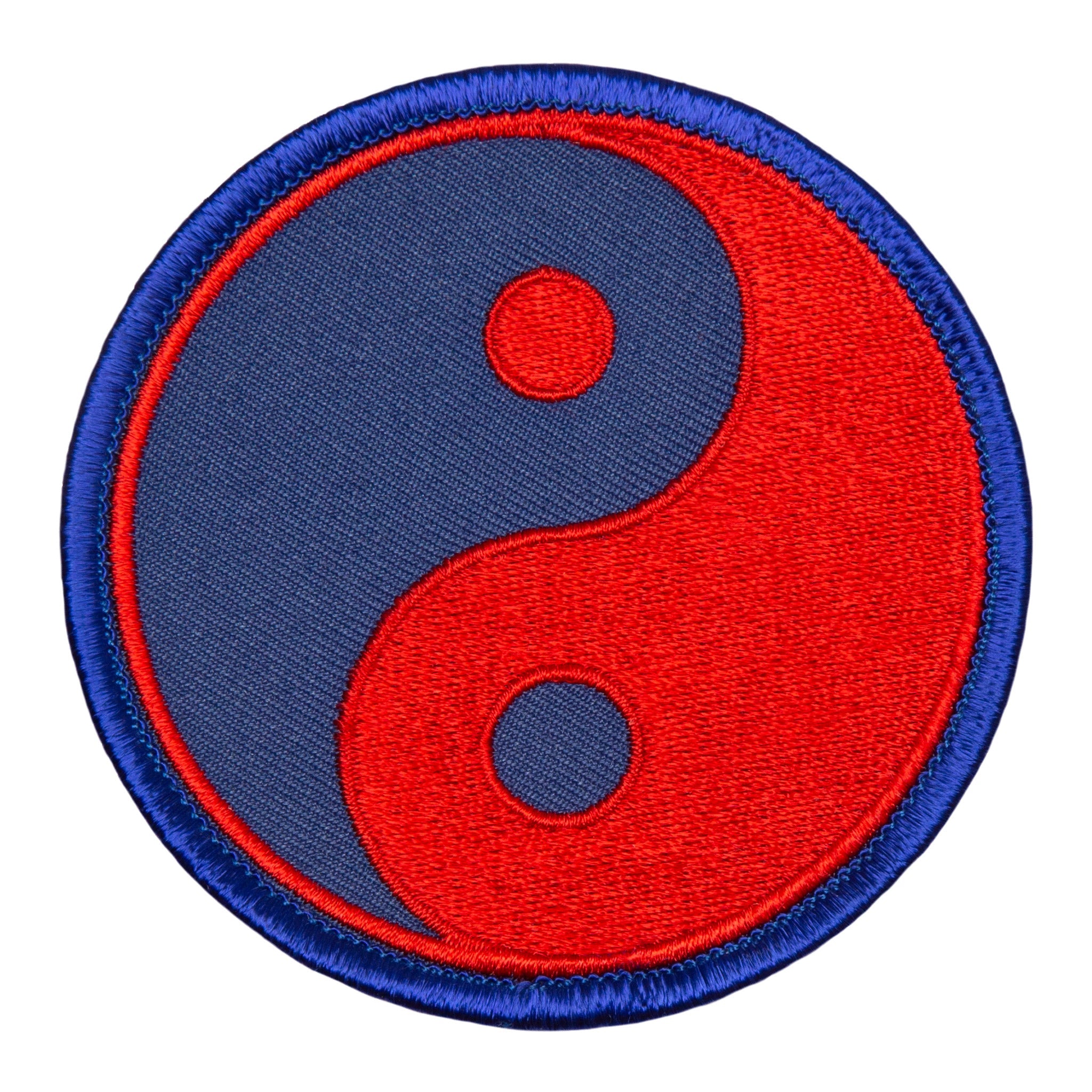 Yin & Yang-Red and Blue Patch