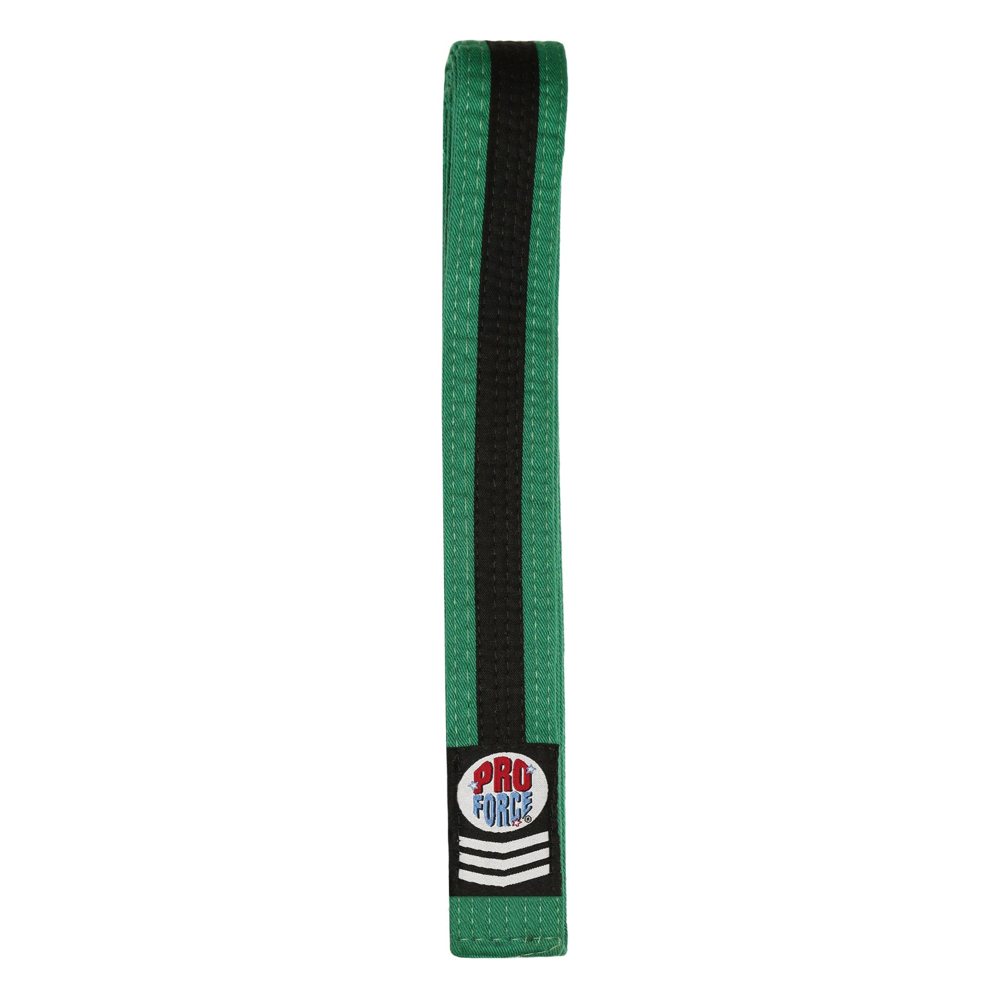ProForce® II 1.5" Double Wrap Black Stripe Karate Belt