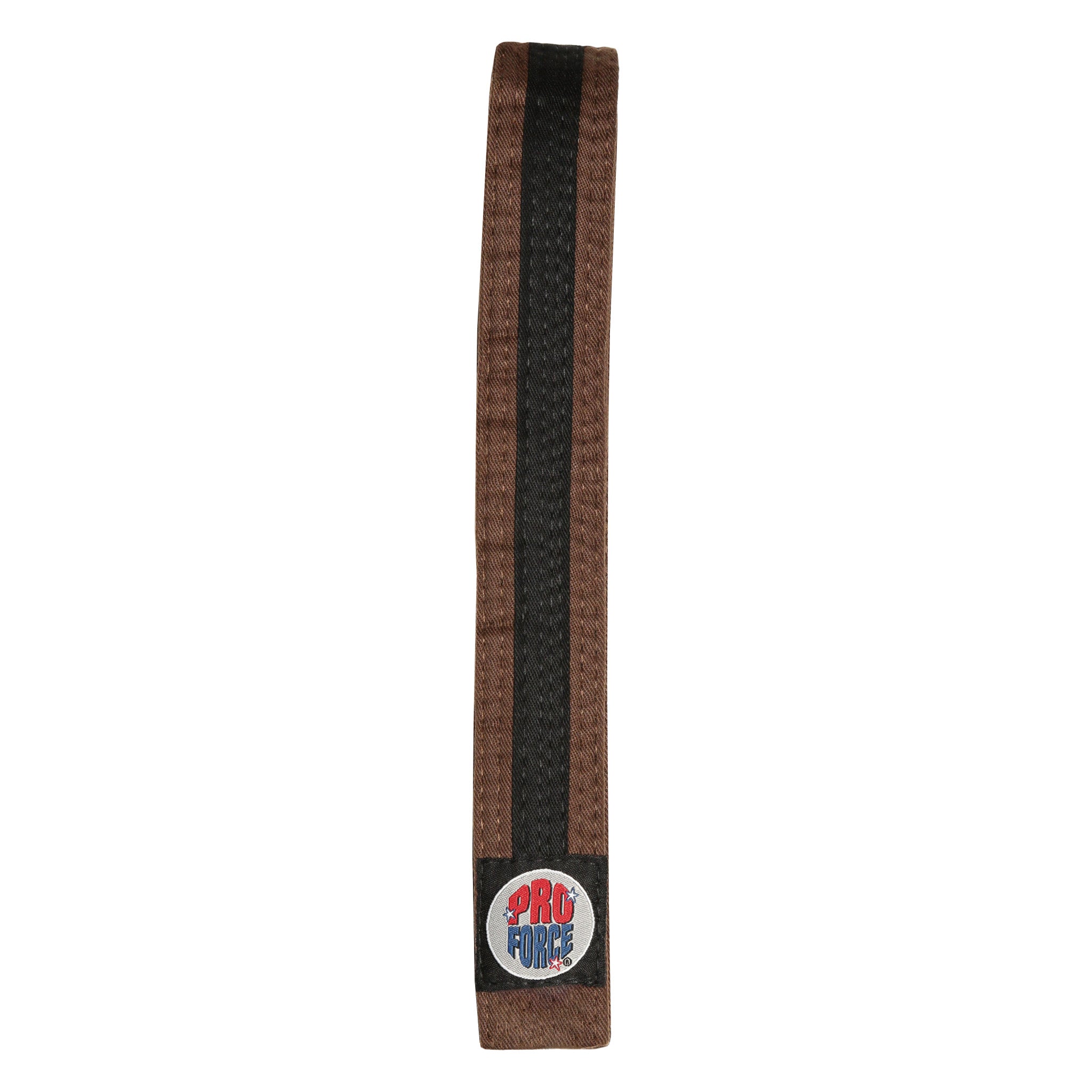 ProForce® II 1.5" Double Wrap Black Stripe Karate Belt