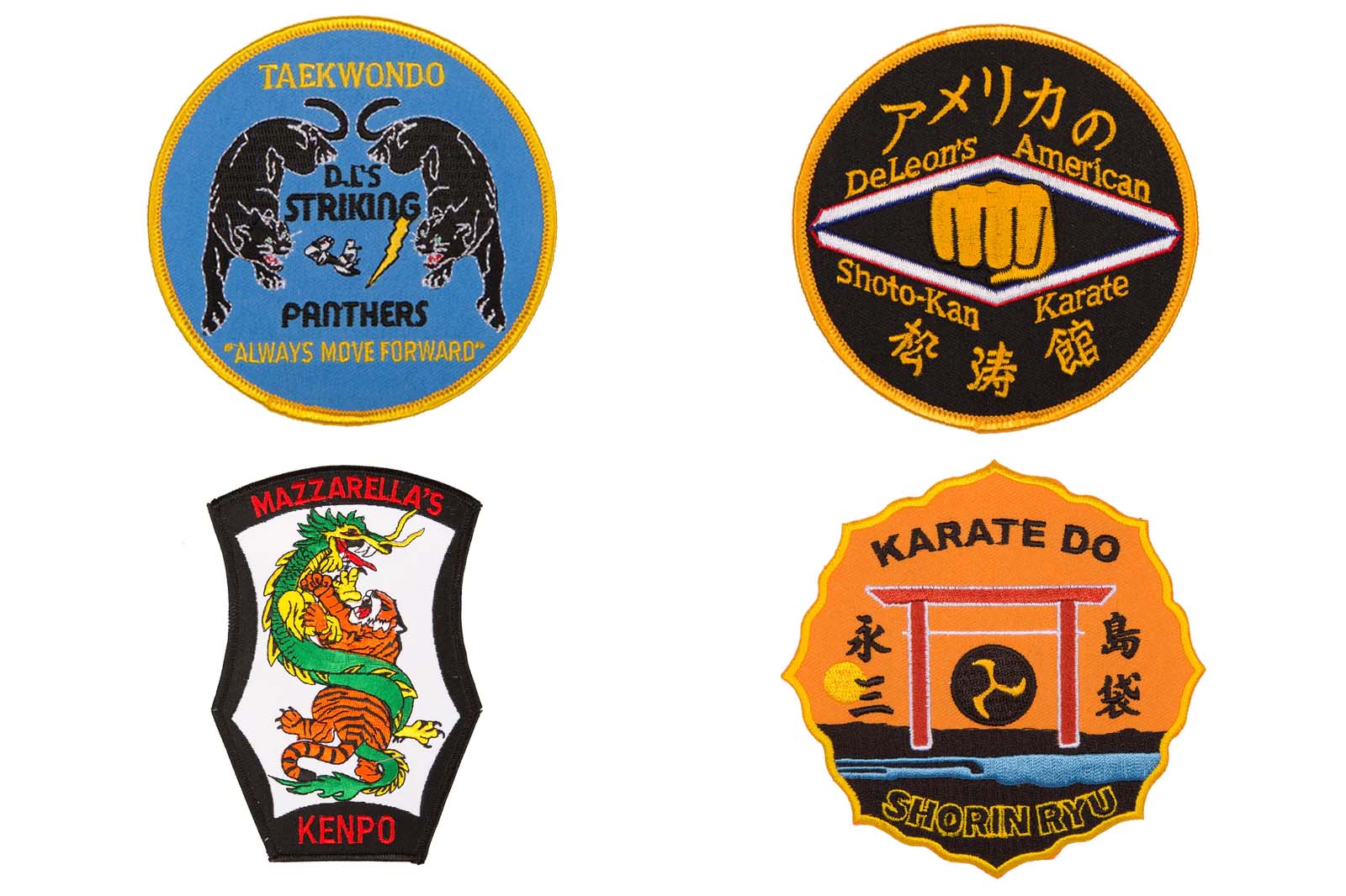 Custom Martial Arts Patches | ProForce® Equipment | AWMA